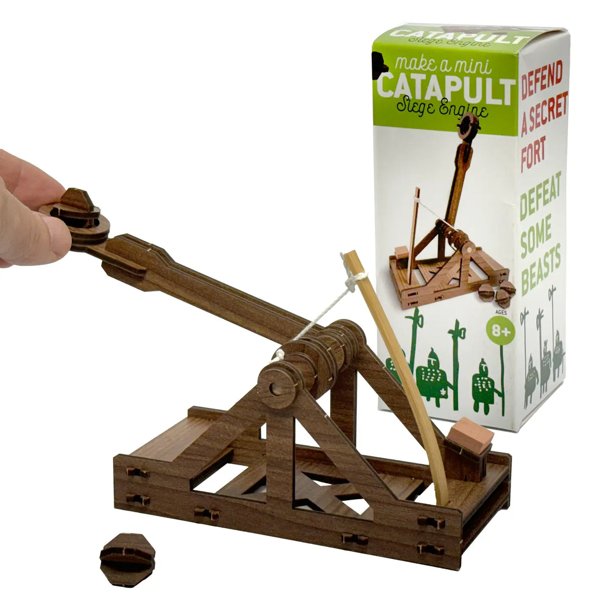 Mini Catapult: Wooden Engineering Model Building Kit – Science Store