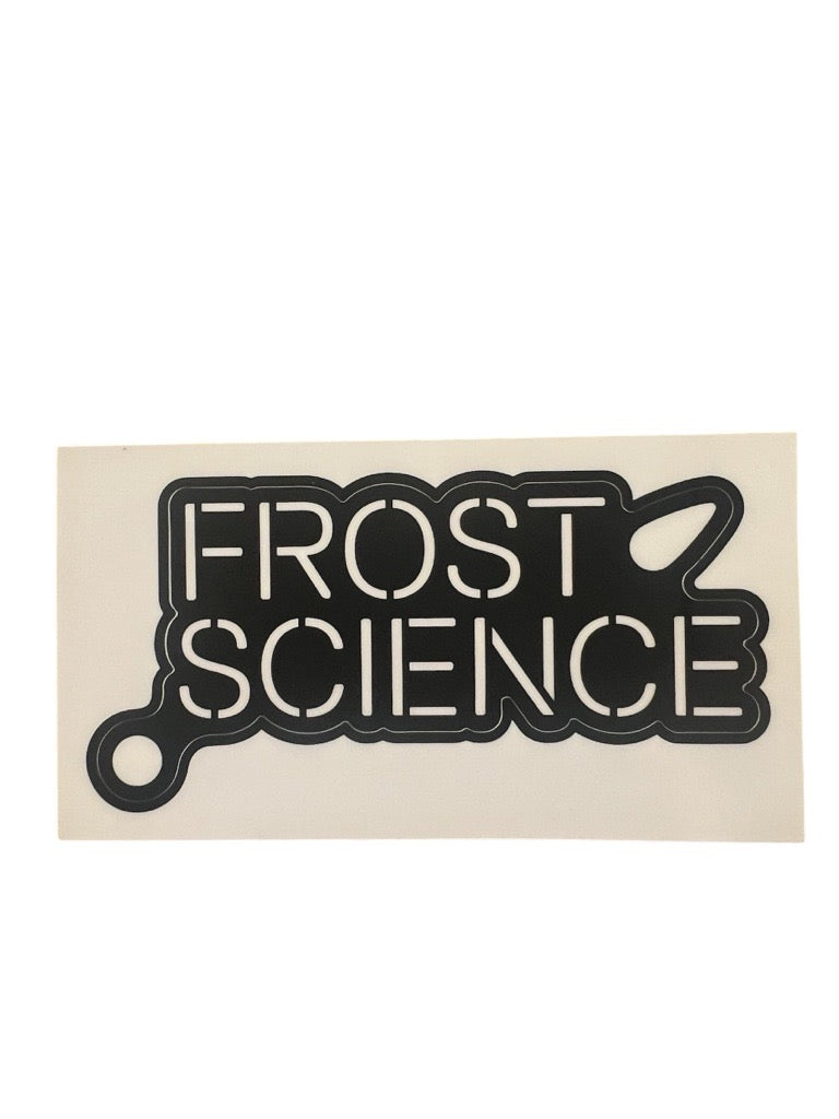 Frost Science Logo Sticker Black – Science Store