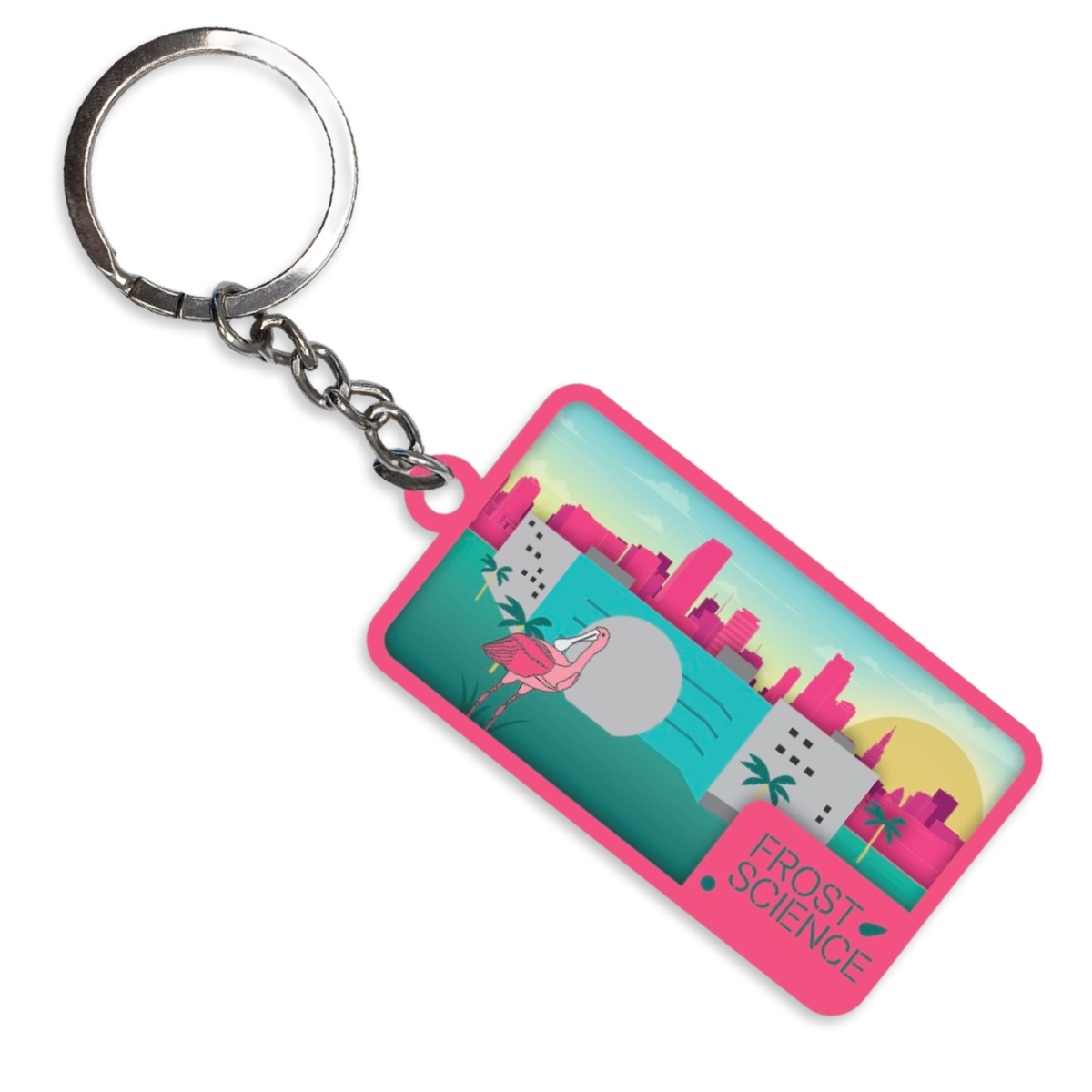 3D Miami Frost Science Logo Keychain – Science Store