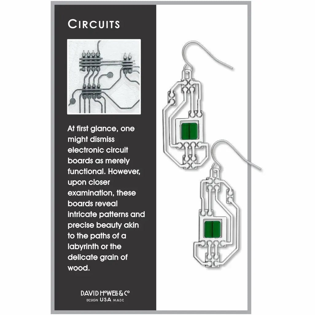 Circuit's Earring- Green – Science Store
