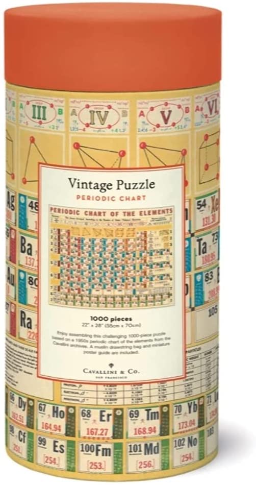 Periodic Chart 1,000 Piece Puzzle – Science Store